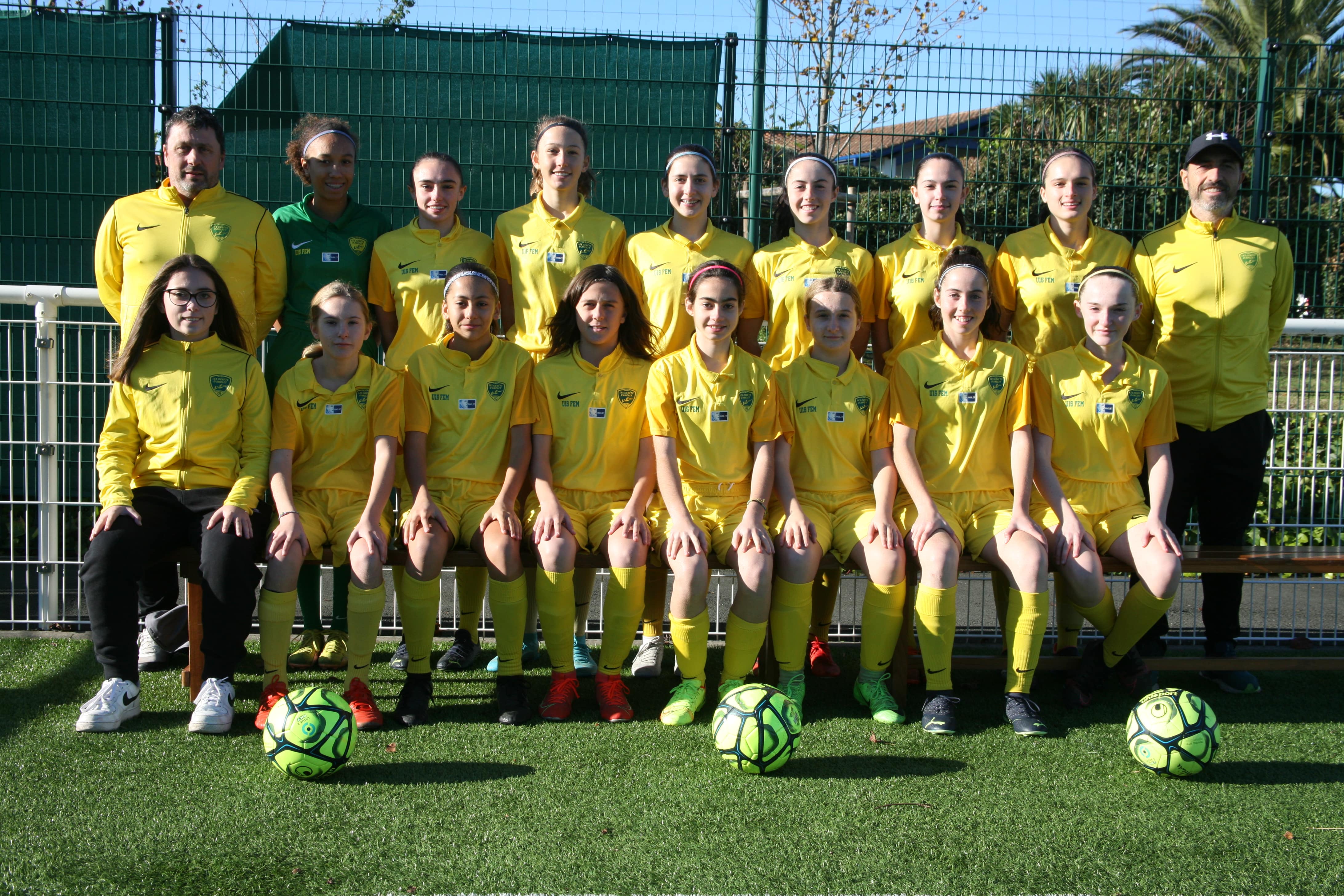 Equipe U14 F / U15 F (2022 / 2023) | les Genêts d'Anglet